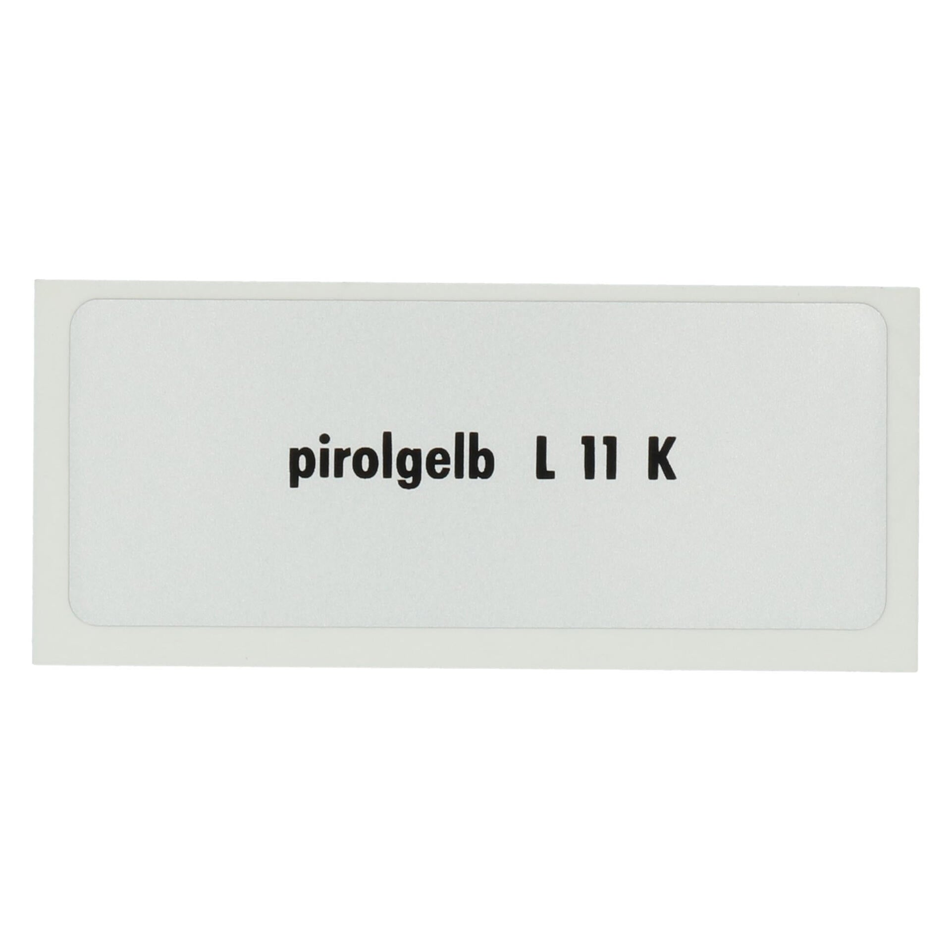 Volkswagen Type 3 Sticker L 11 K, Oriole Yellow New | eBay
